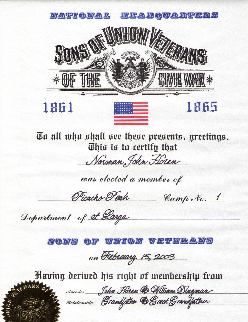 Sons of Union Veterans